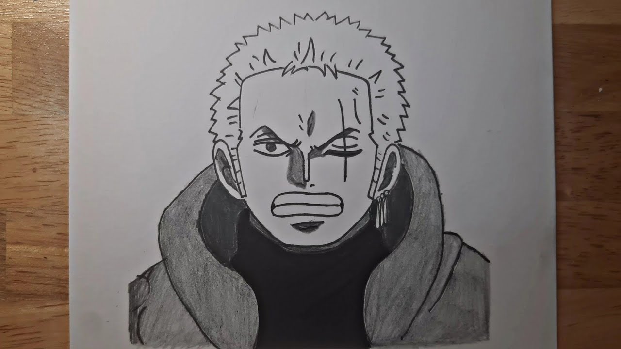 How to Draw Zoro Egghead - Easy Anime Drawing Tutorial for Beginners ...