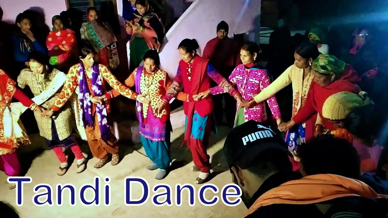 Garhwali Sadi Tandi Dance || जौनसारी तांदी डांस - YouTube
