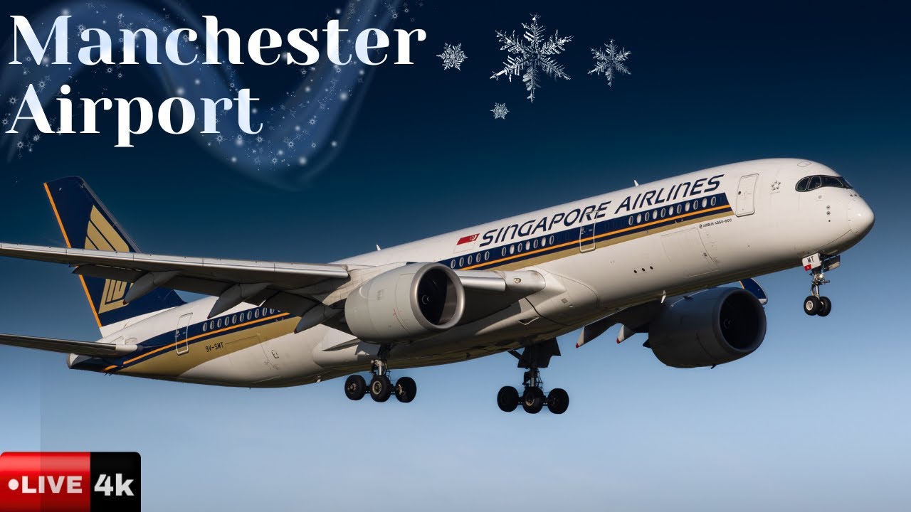 Live - Manchester Airport Plane Spotting - YouTube