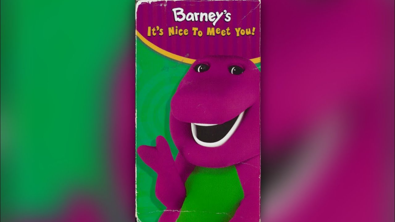 Barney's It’s Nice to Meet You [2002] - 2003 VHS Release - YouTube