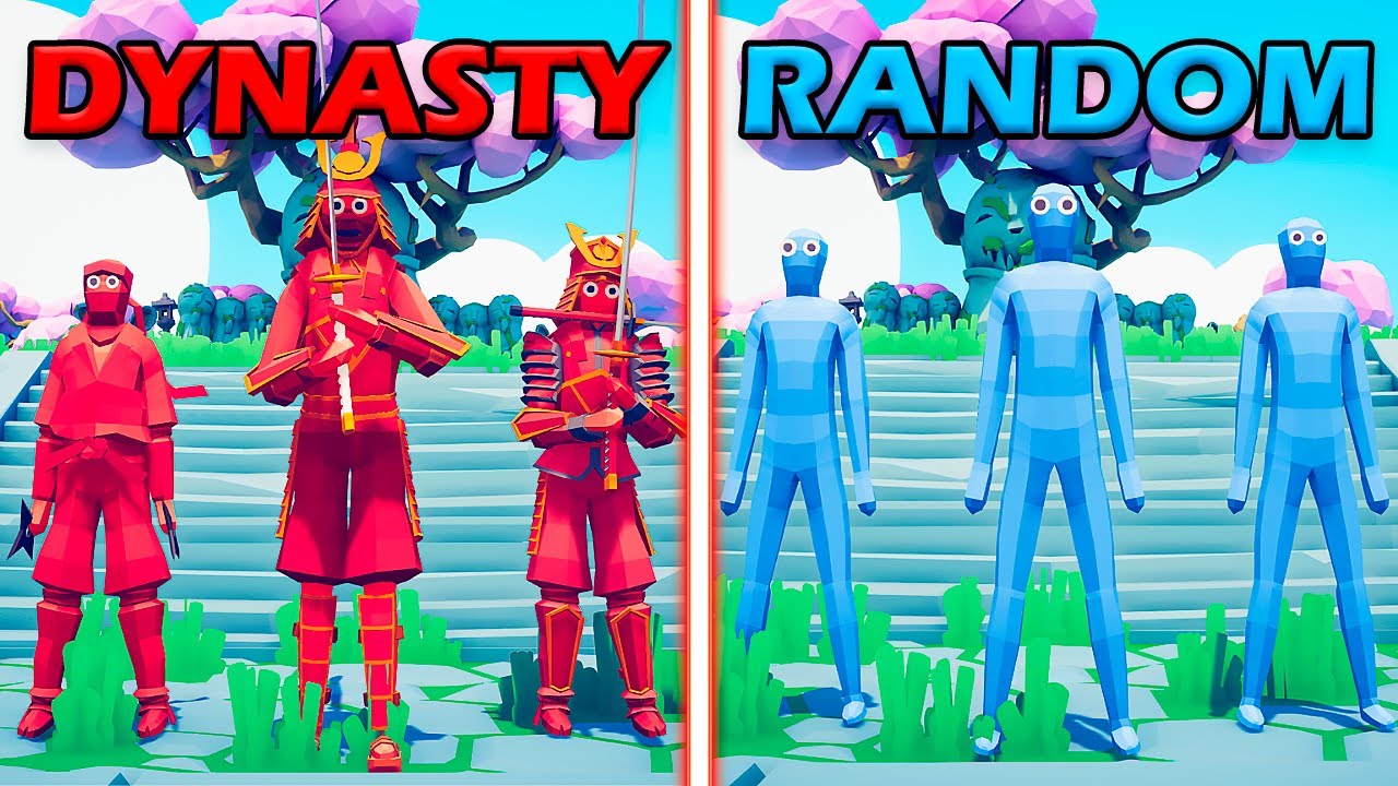 RANDOM UNITS TEAM vs MEGA DYNASTY TEAM - Totally Accurate Battle ...