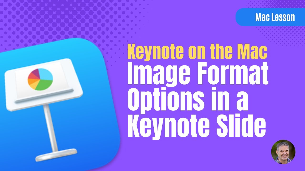 How make image adjustments directly in Keynote on the Mac - YouTube