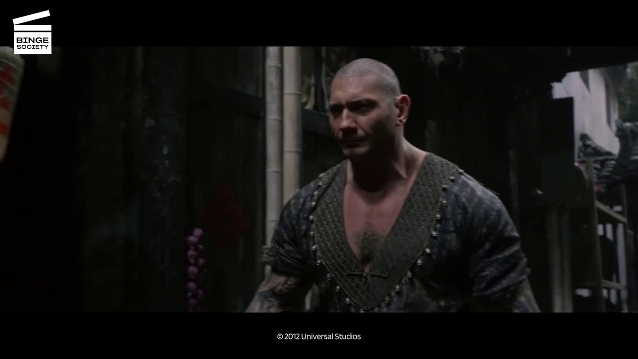 The Man with the Iron Fists: Brass Body VS X-Blade HD CLIP - YouTube