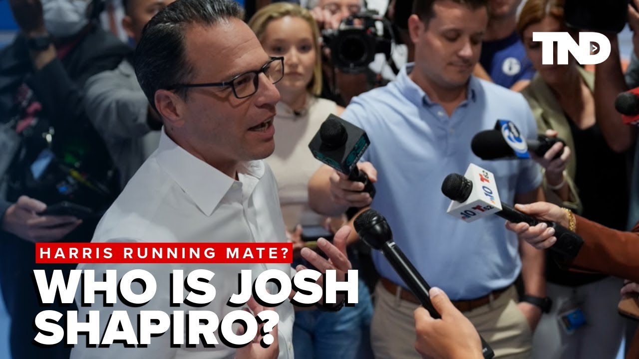 Who is Josh Shapiro? Why is Shaprio talking with VP Harris? - YouTube