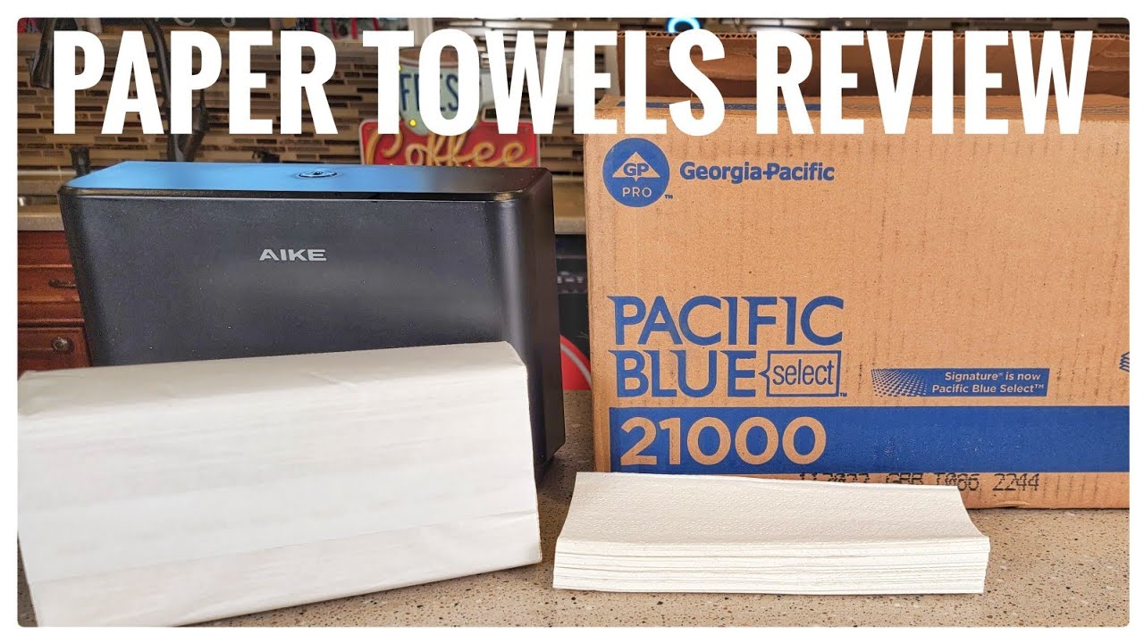 Pacific Blue Multifold 2 Ply Paper Towels Georgia Pacific - YouTube