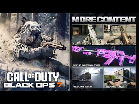 MORE UPCOMING BLACK OPS 7 CONTENT REVEALED! (Cherry Fizz Camo, Frequency Remaster, Arsenal, & MORE!)