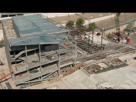 Andrew J Brady ICON Music Center Aerial 4K Drone Construction Video ...