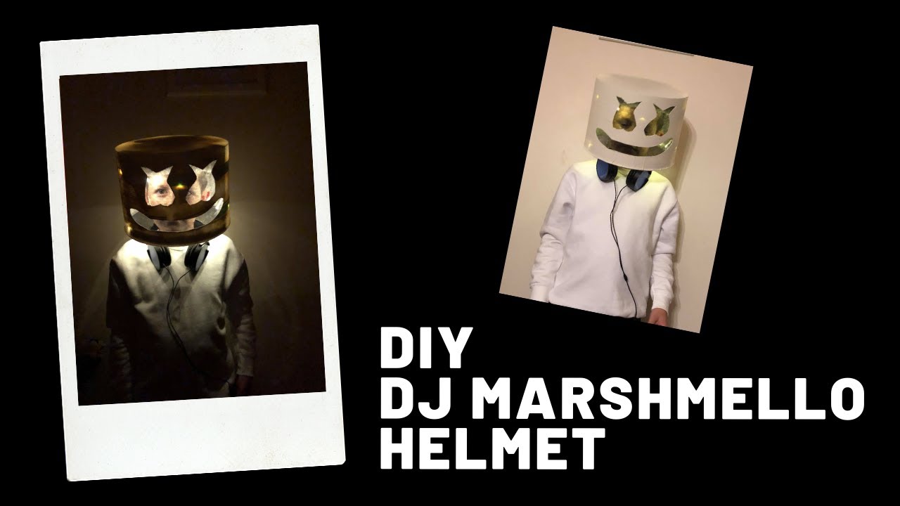 DIY DJ Marshmello Halloween costume - YouTube