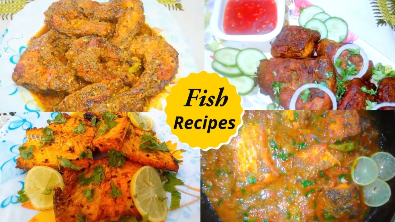 Fish Recipes | 4 Types Of Fish Recipes | Winter Special Recipes | By ...