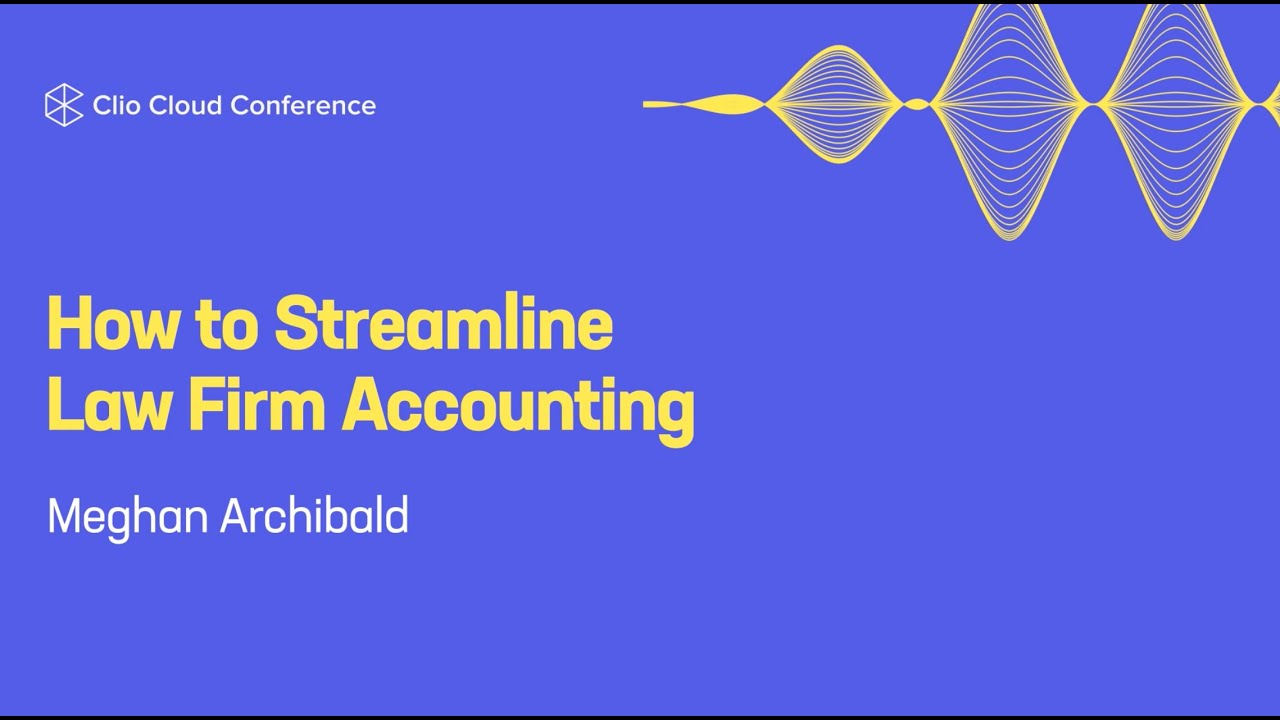 How to Streamline Law Firm Accounting - YouTube