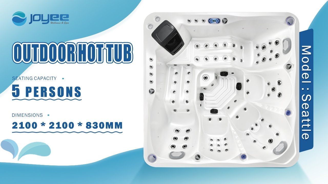 JOYEE Factory Low Price Family Party 5 Person Outdoor Spa Massage[Model ...