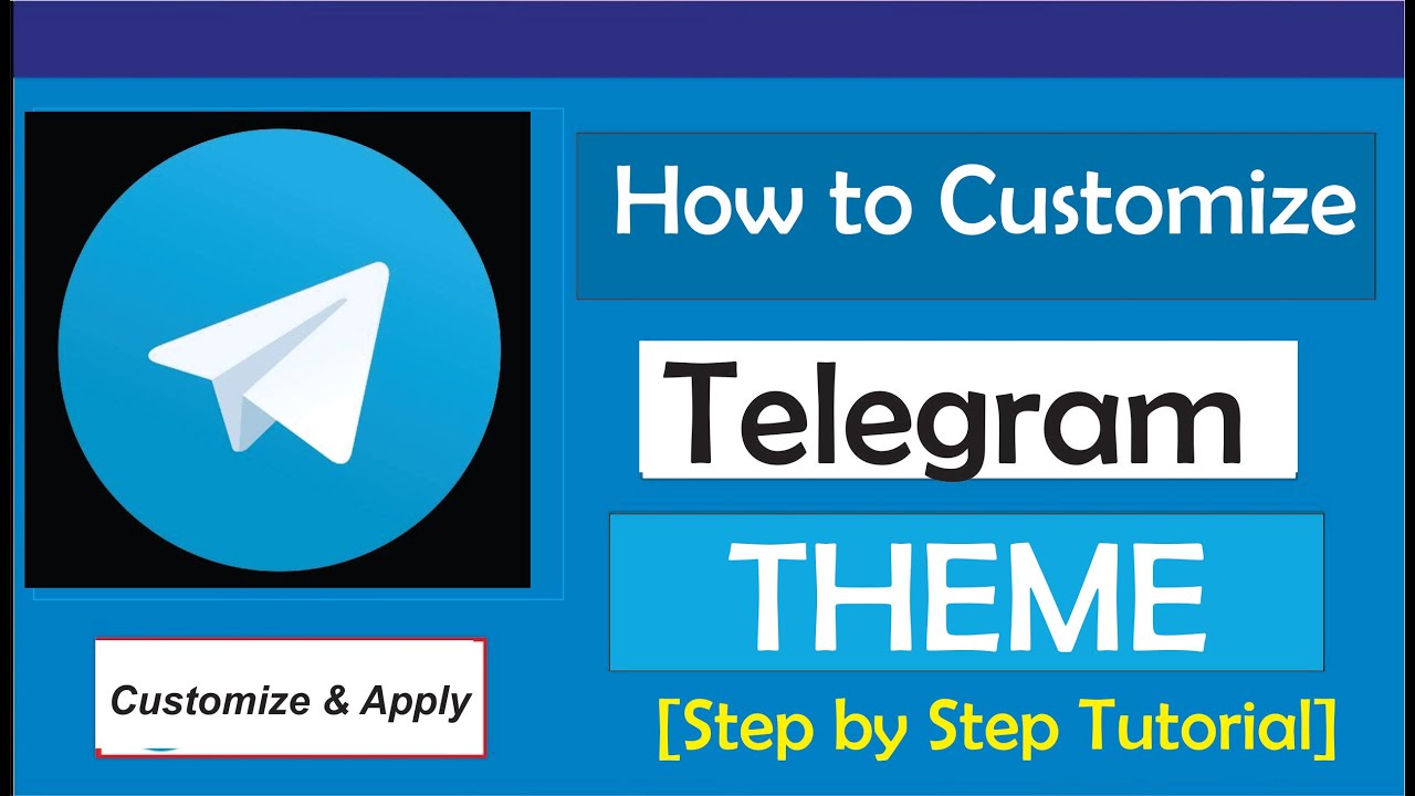 How to Customize Telegram Theme - YouTube
