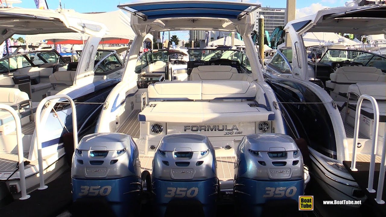 2019 Formula 350 CBR Motor Yacht - Walkaround - 2018 Fort Lauderdale ...