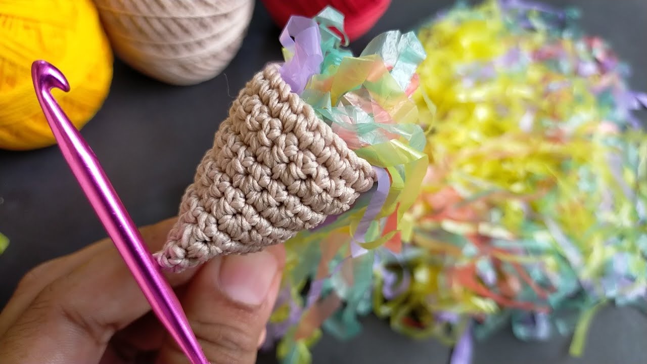 Creative & Easy 🥰 How to crochet for beginners with scrap plastic bags ...