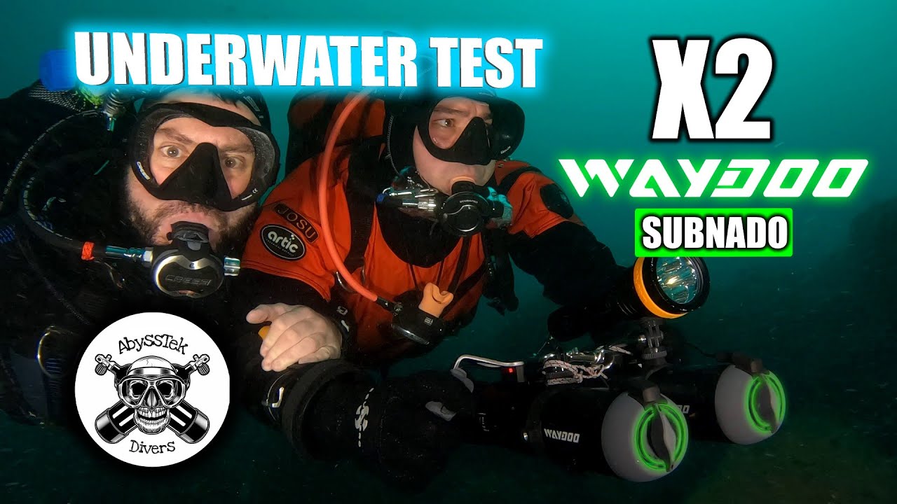 -AMAZING POWER!!!- 2x WAYDOO SUBNADO UNDERWATER SCOOTER TEST - YouTube