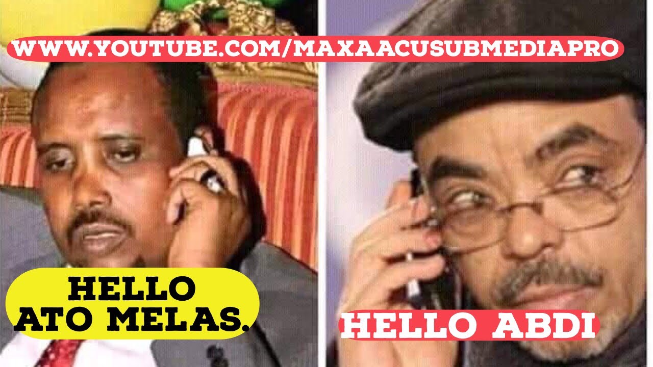 Cabdi ilay oo marka la xiray wacay telefonka Meles Q 1-aad - YouTube