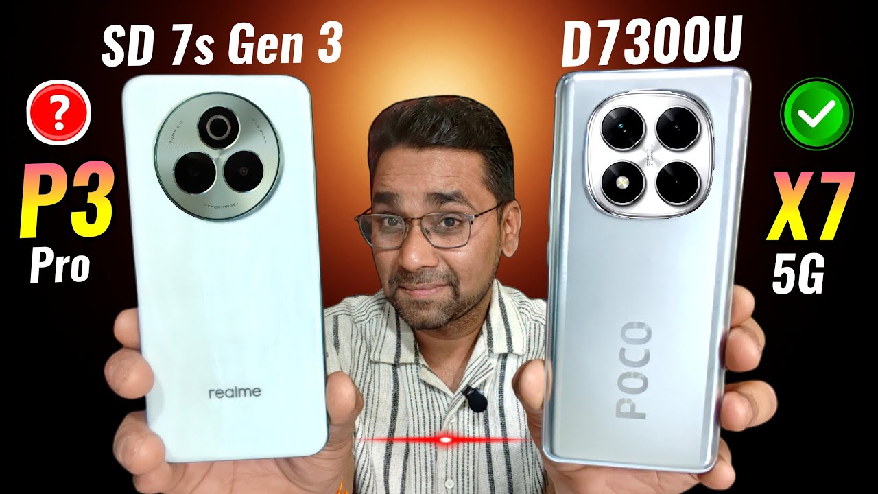 realme P3 Pro Vs POCO X7 Speed Test & Full Comparison | Dimensity 7300 ...