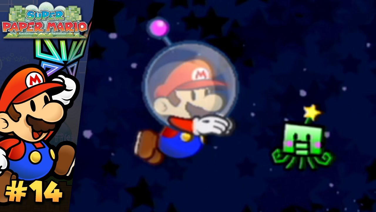 Mario dans l'espace ! - Super Paper Mario #14 - YouTube
