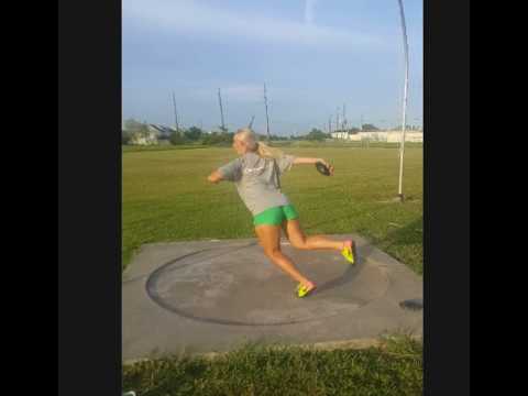 Girls Discus Analysis - EliteThrowsCoaching.com - YouTube