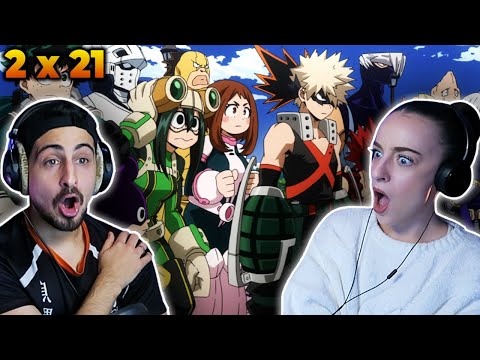 STUDENTS VS TEACHERS?! *MY HERO ACADEMIA* 2x21 REACTION!