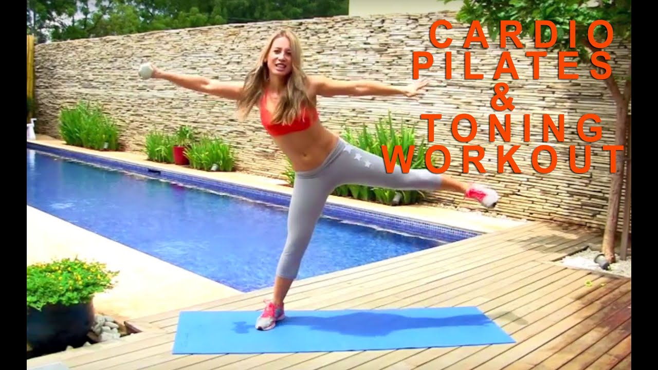 Cardio Pilates And Toning Workout Youtube