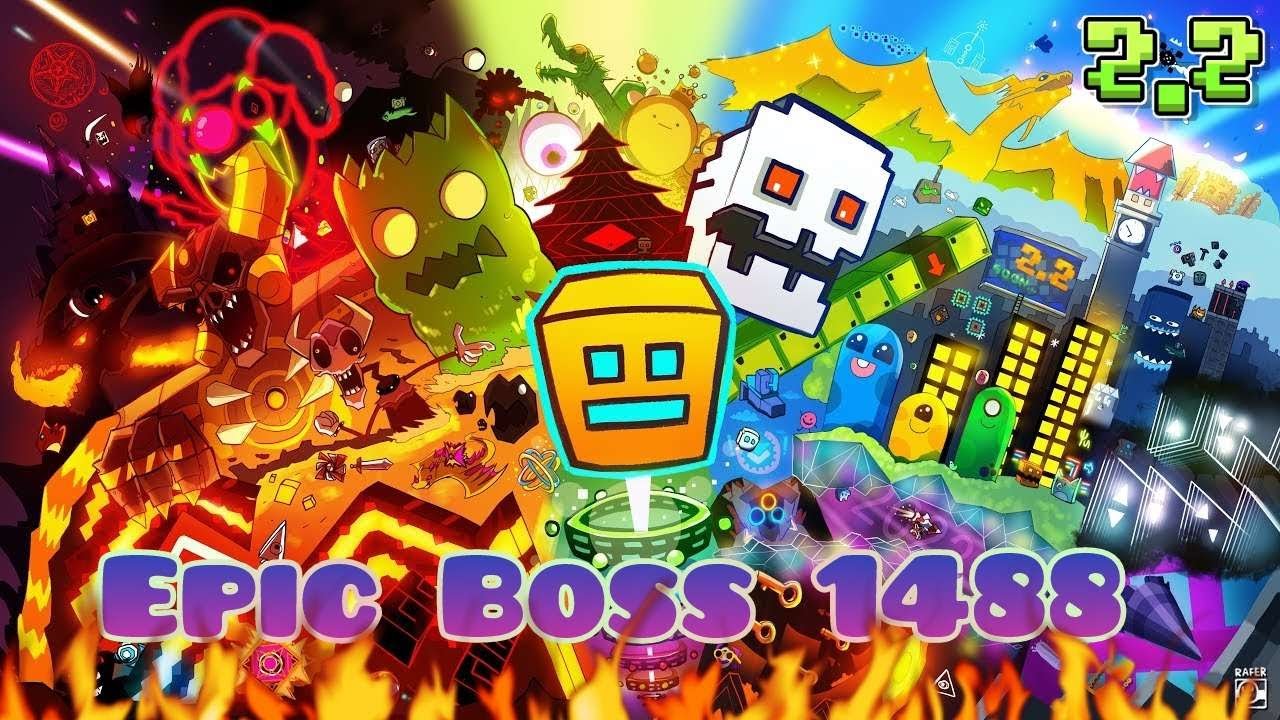 Epic Boss 1488 by Maks0130 / Intense GD Boss Fight / Platformer level 2 ...