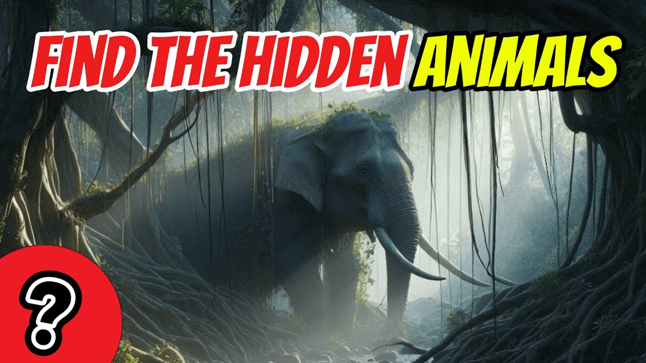 Find The Hidden Animals | QUIZ GAME - YouTube