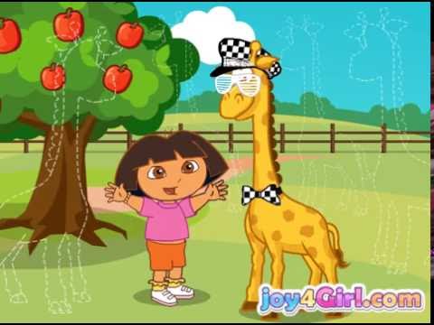 DORA Care Baby Giraffe ! - YouTube