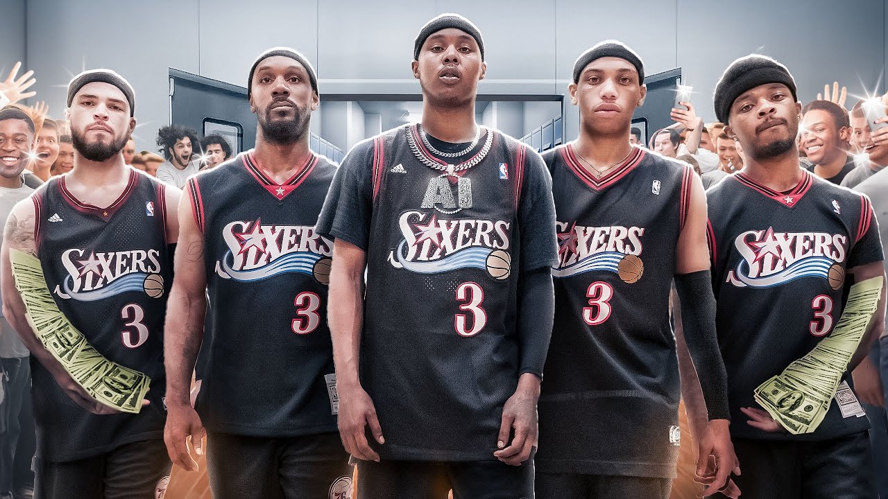 Full Team of Allen Iverson's vs Randoms - YouTube