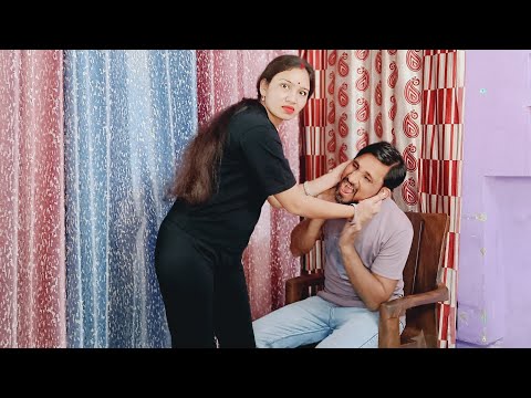 Ear pulling punishment 🤣 by wife | irritating prank on wife | prank on wife | wife prank 