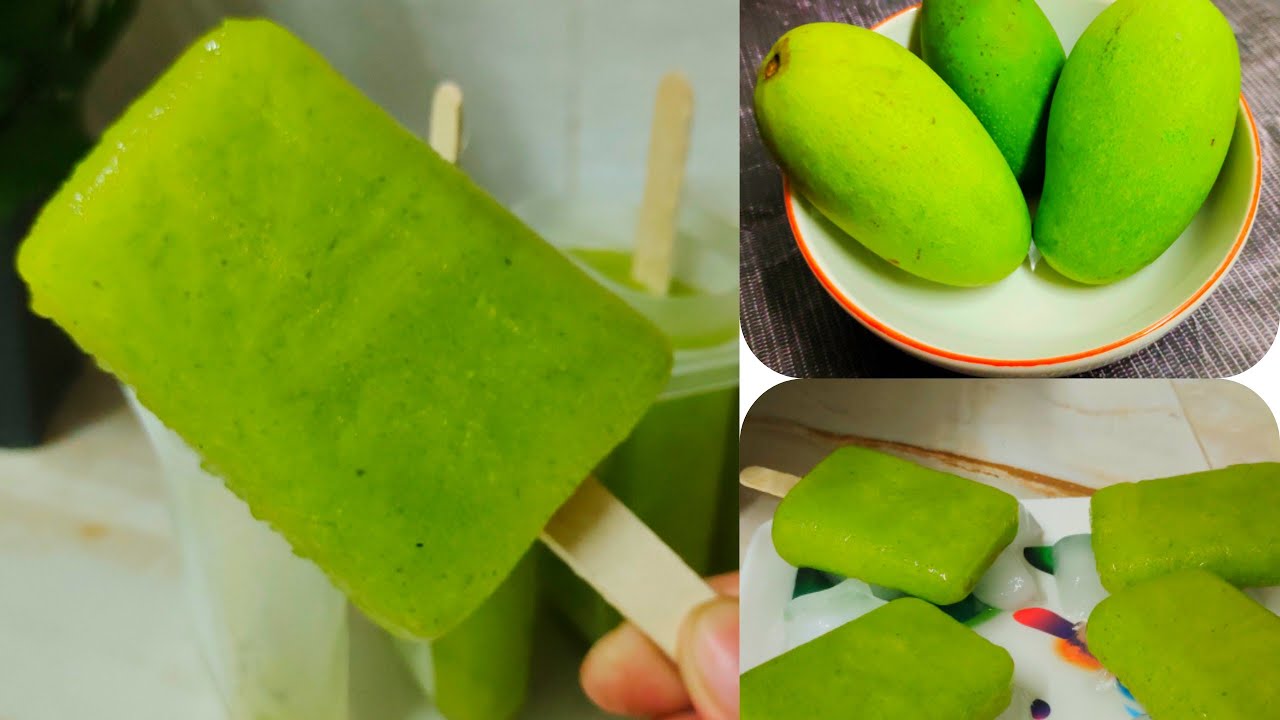 কাঁচা আমের ললি | আমের টক ঝাল মিষ্টি আইসক্রিম | Green Mango Ice Cream ...