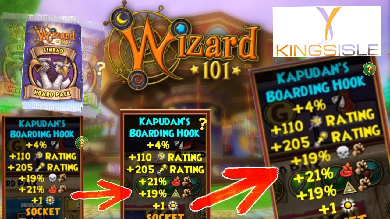 Wizard101: KINGSISLE A RETIRED WAND??? (Sinbad Hoard Pack Issues) - YouTube