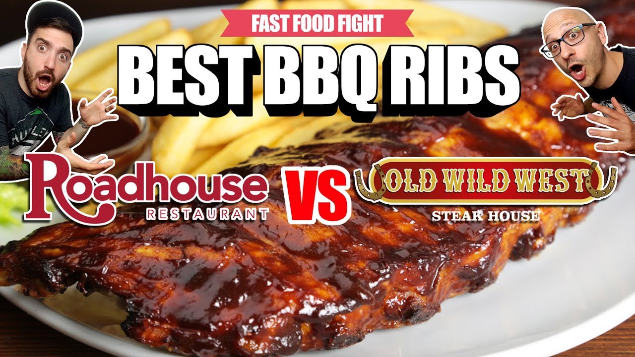 FAST FOOD FIGHT s02e05 | ROADHOUSE vs OLD WILD WEST | BEST BBQ RIBS ...