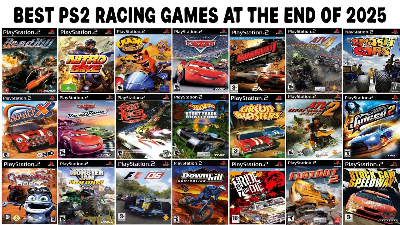 GAME BALAP TERBAIK PS2 DI AKHIR TAHUN 2025 || YANG BISA KALIAN DOWNLOAD ...