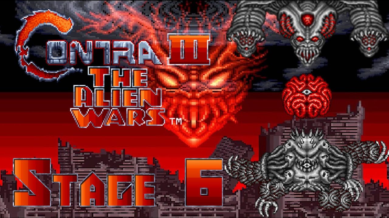 Contra III | Gameplay | Snes | Tricks and Tips | Stage 6 - YouTube