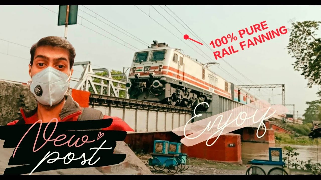 100% RAILFANNING @ BALLY STN / 19 FURIOUS TRAINS IN 1 VIDEO / POORVA EXP MEETS SARAIGHAT EXP ...