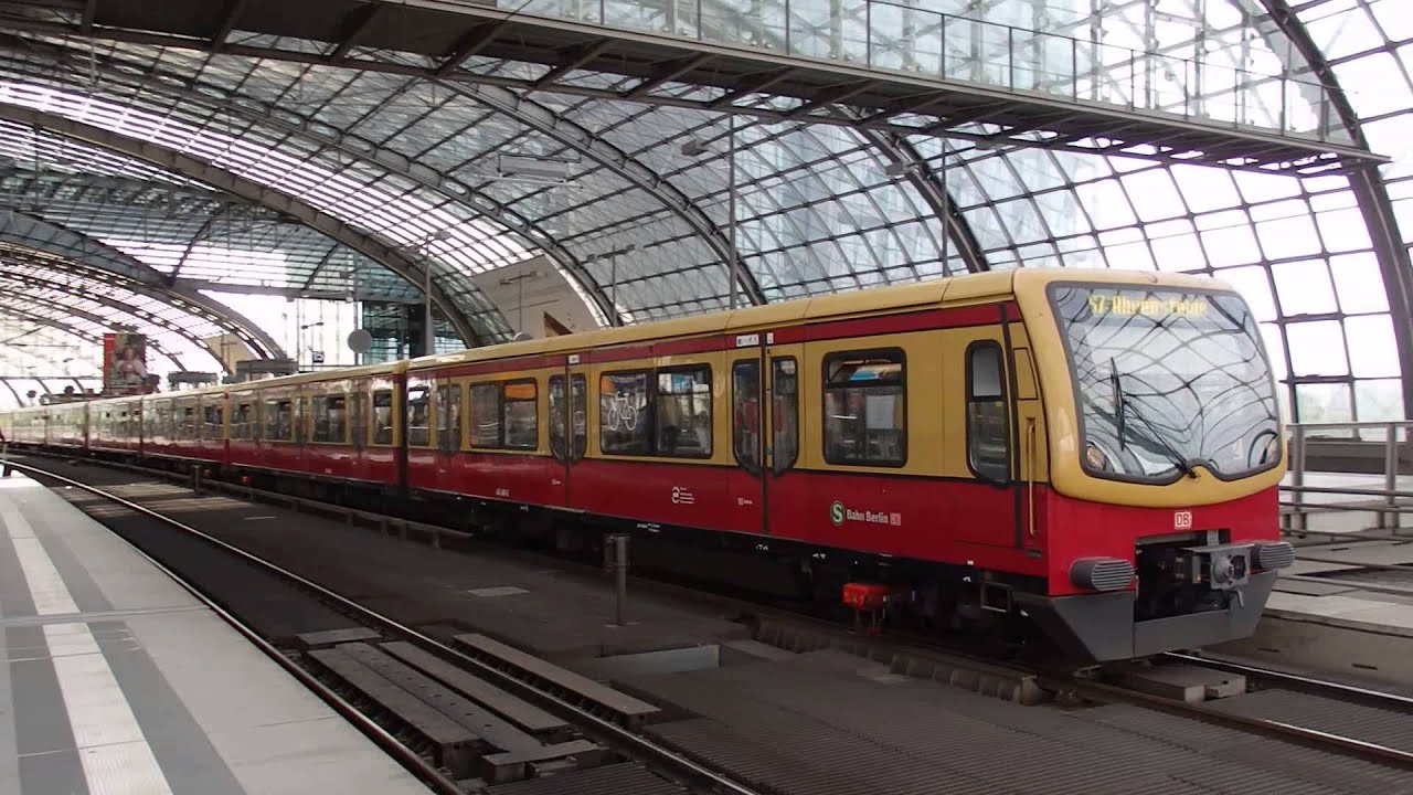 S-Bahn Berlin - Züge im Hauptbahnhof - YouTube