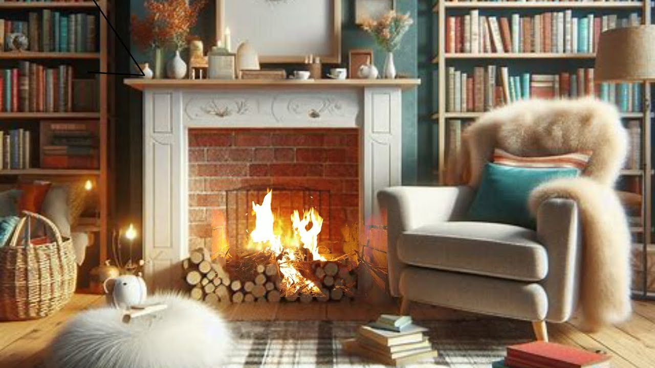 Cozy Reading Ambience 📖 | Reading/Studying Peacefully With Warm ...