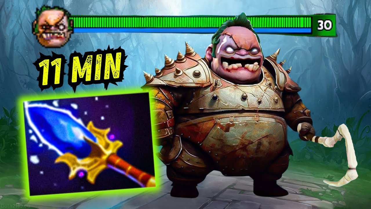 OMG Brutal 29Kills Pudge Carry 12Mins Aghanim Farm Machine Dota 2 - YouTube