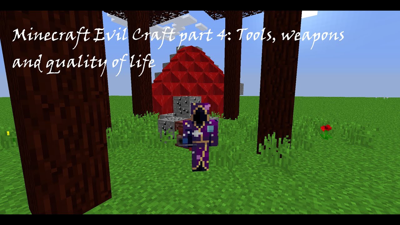 Minecraft Evil Craft part 4: Tools, weapons and quality of life - YouTube