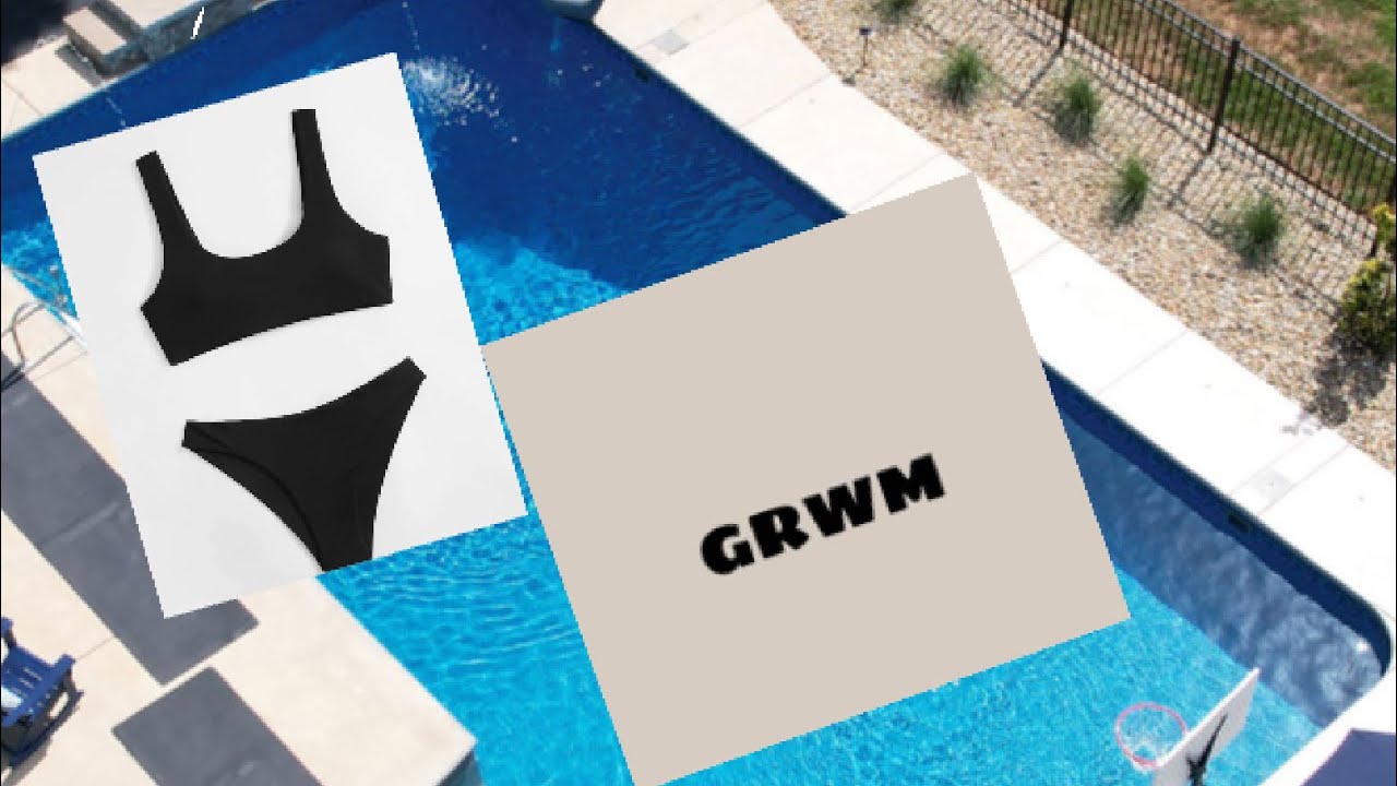 GRWM FOR A POOL DAY!(short) - YouTube