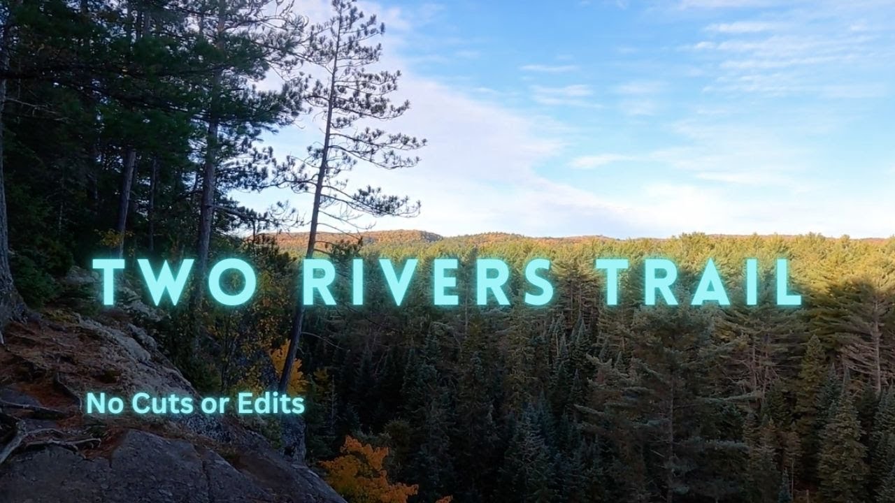 Hiking Two Rivers Trail on Highway 60, Algonquin Park in the Fall in 4K ...
