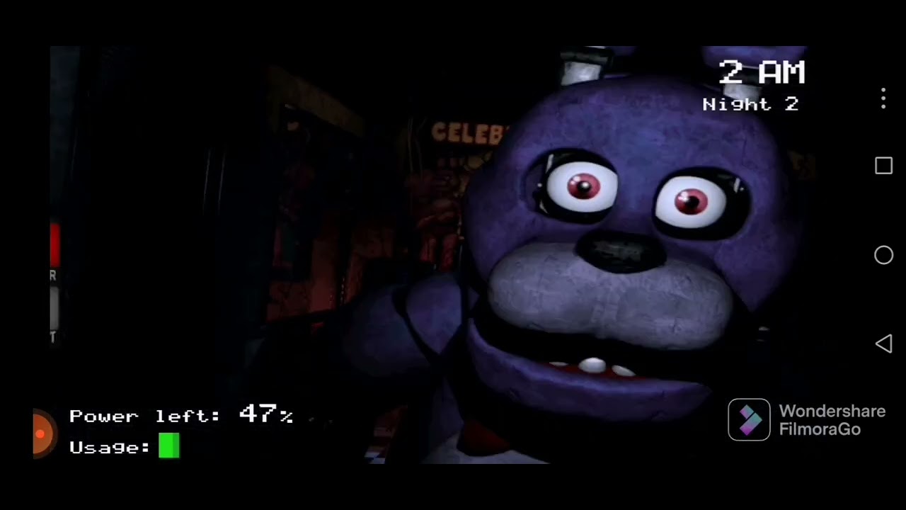 five nit at freddy's gameplay parte 2 demo (porque soy pobreXD) - YouTube