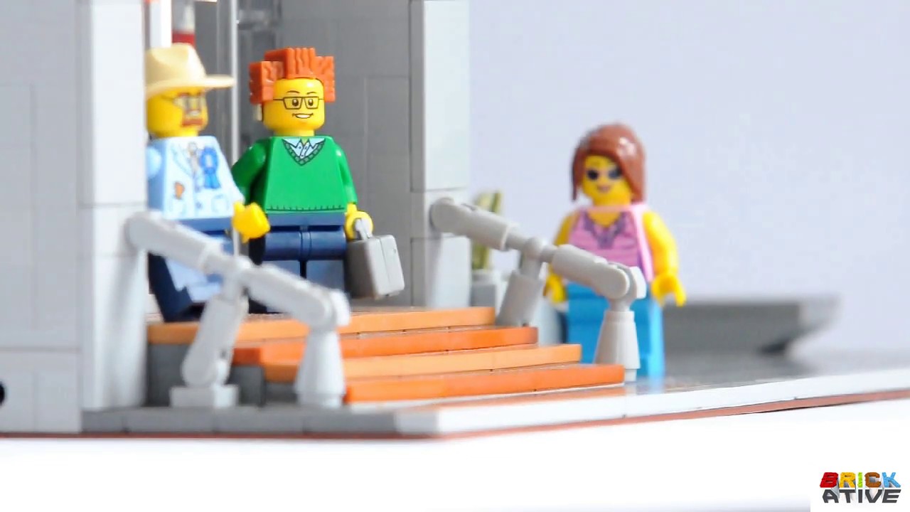 LEGO Modern Library - details - YouTube