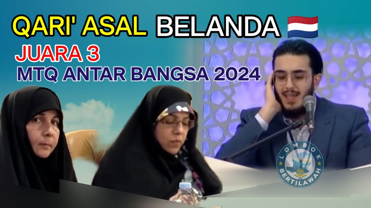 Mustafa Ali Qari' Bersuara Merdu Asal Belanda Juara 3 MTQ Antar Bangsa ...