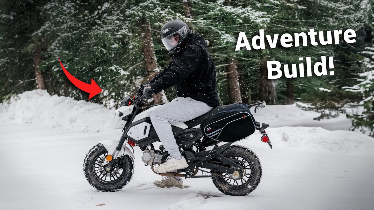 Turning a $1,500 Grom Clone Into The Ultimate Adventure Bike! - YouTube
