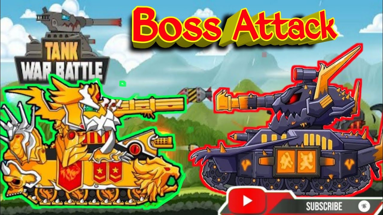 Upgrade Tank Boss Fight ☠️ | Tank Combat Boss attack. |Tank Combat ...