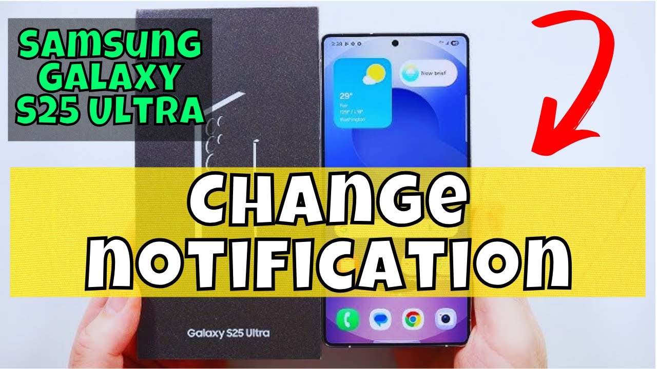 Samsung Galaxy S25 Ultra Notification Settings || Change notification ...