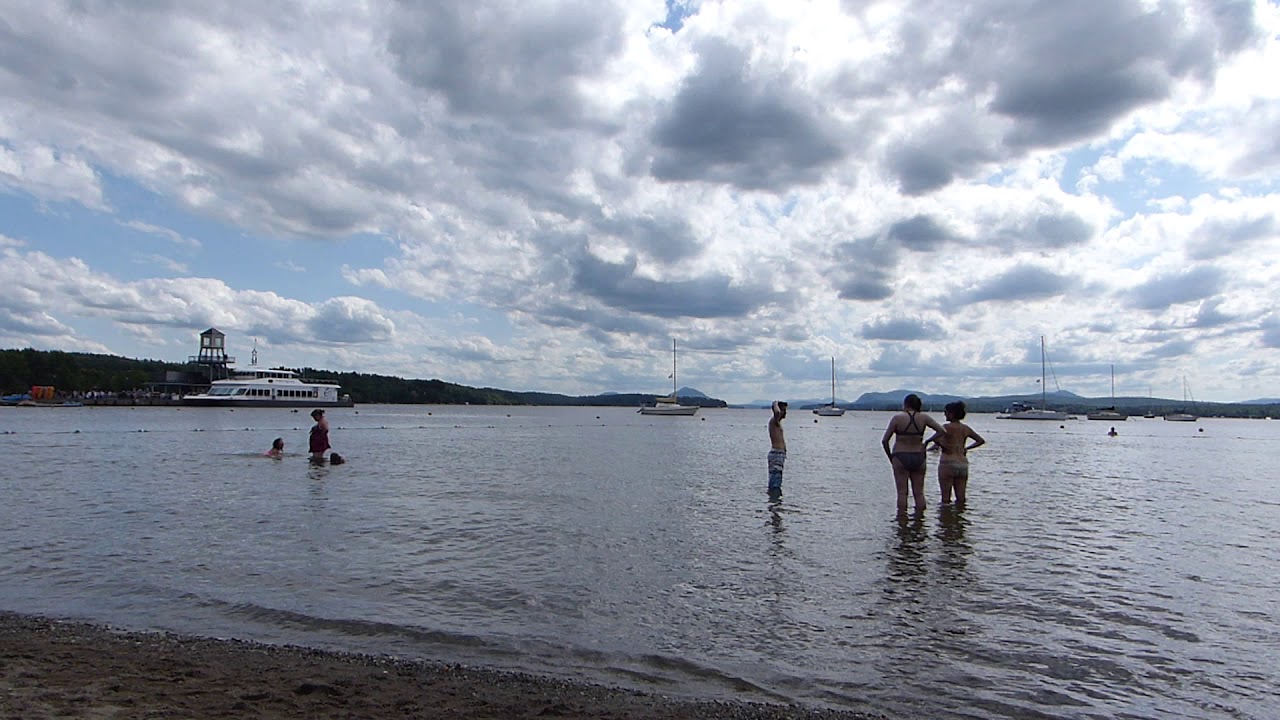 la plage de Magog - YouTube