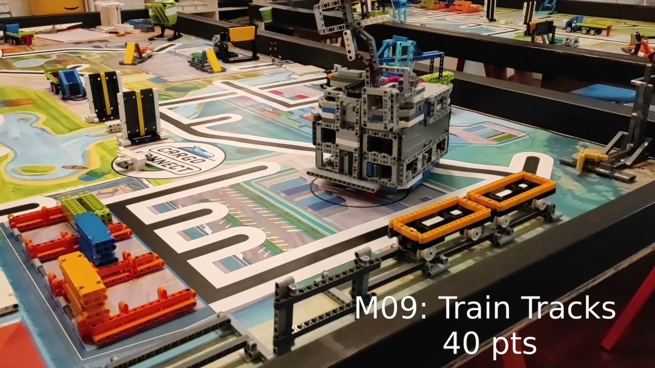 FLL Cargo Connect | Legos In Transport Robot Demo - YouTube